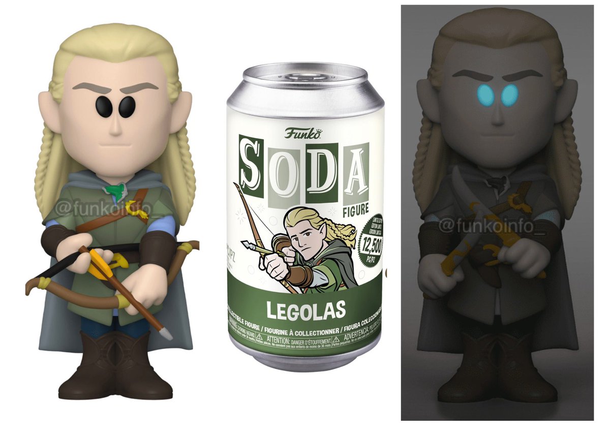 Funko POP News ! on Twitter: "First peek at the new Legolas Funko Soda with glowing eyes chase ...