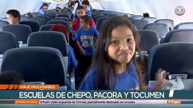 Llenos de emoción, 130 niños de escuelas de Chepo, Pacora y Tocumen ...