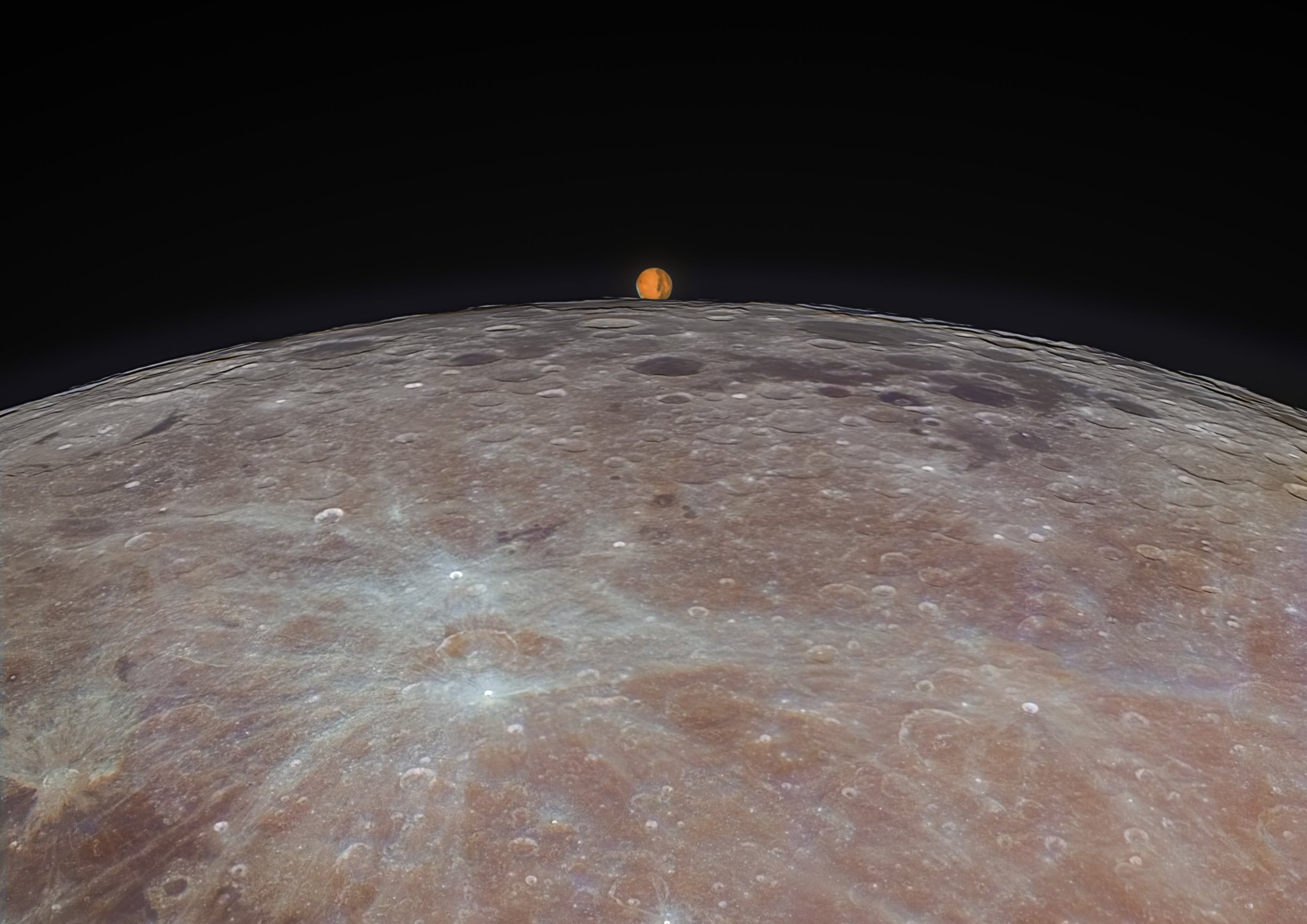 Andrew Mccarthy On Twitter This Is The Moment Mars Peeked Out From