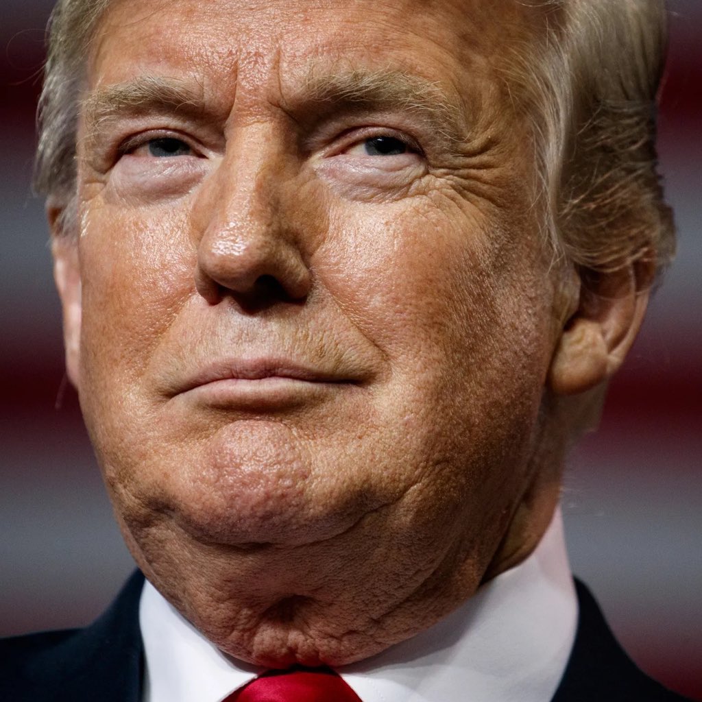 Mystery Solvent on Twitter: "What does Trump keep in his neck fold?"