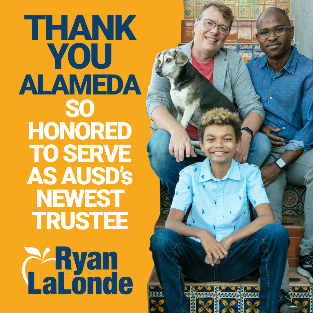 Ryan LaLonde on Twitter: "Thank you Alameda #alamtg. See you Tuesday for the swearing in ...