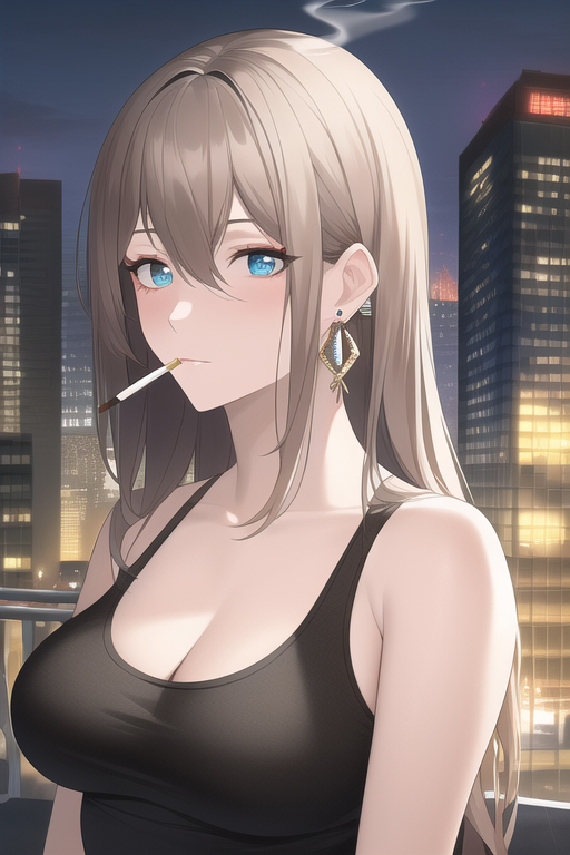 タバコを吸う人妻 #たばこ #煙草 #タバコ #タンクトップ #人妻 #夜の街 #NovelAI #魅惑の乳 https://t.co/9Oi0xZBNBp #たばこ #煙草 #タバコ ...
