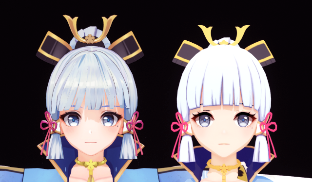 MDJSN on Twitter: "Koikatsu Ayaka (left) from @kyonko0087 and the original Ayaka (right) from ...