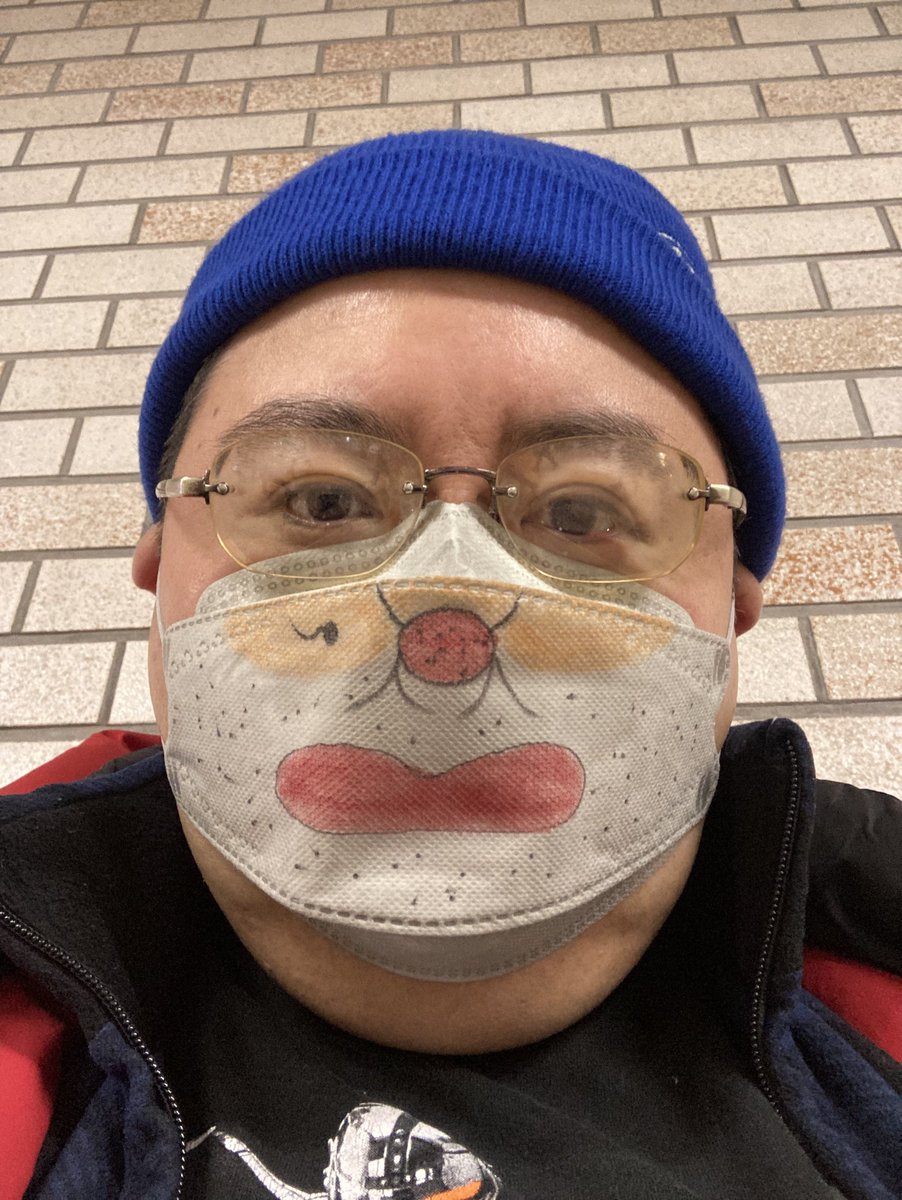 変なおじさんダジャレッドのおばちゃん ? On Twitter 本日のマスクは、変なおじさん。