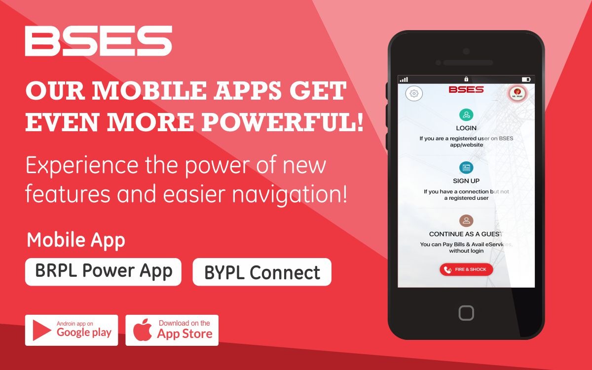 BSES Delhi on Twitter: "BSES Mobile Apps get even more powerful. They are loaded with exciting ...