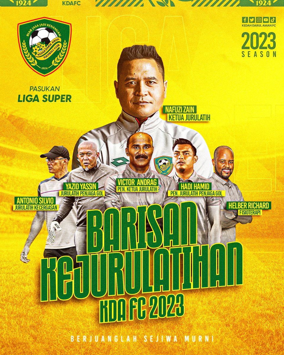 Kewan Hensem ter on Twitter: "RT @kda_fc: 🟢🟡BARISAN KEJURULATIHAN PASUKAN LIGA SUPER KDA FC ...