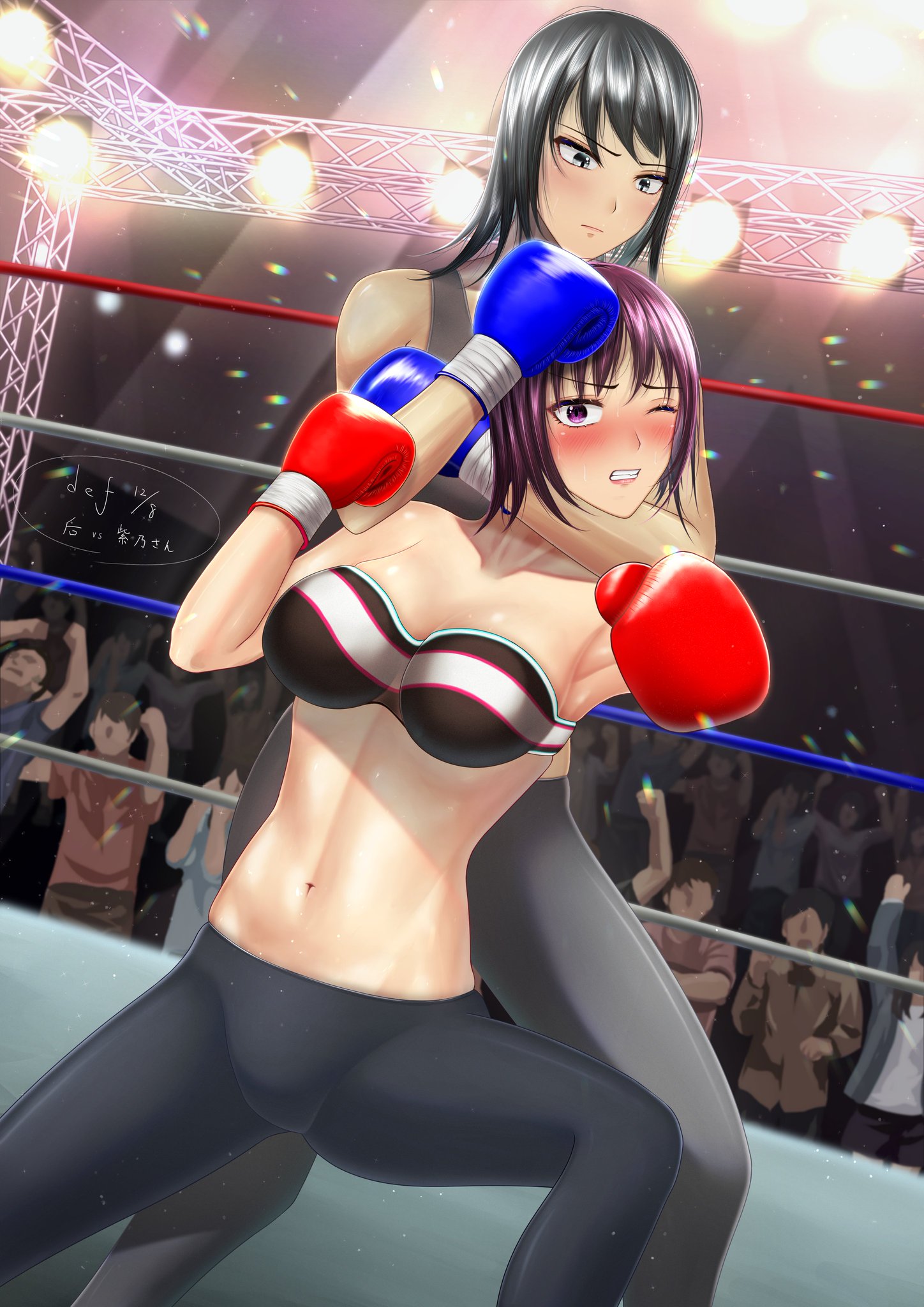 Removing Mouthpiece on Twitter: "RT @def_illust: 后さんvs紫乃さん https://t.co/KqJBS5aqMr" / Twitter