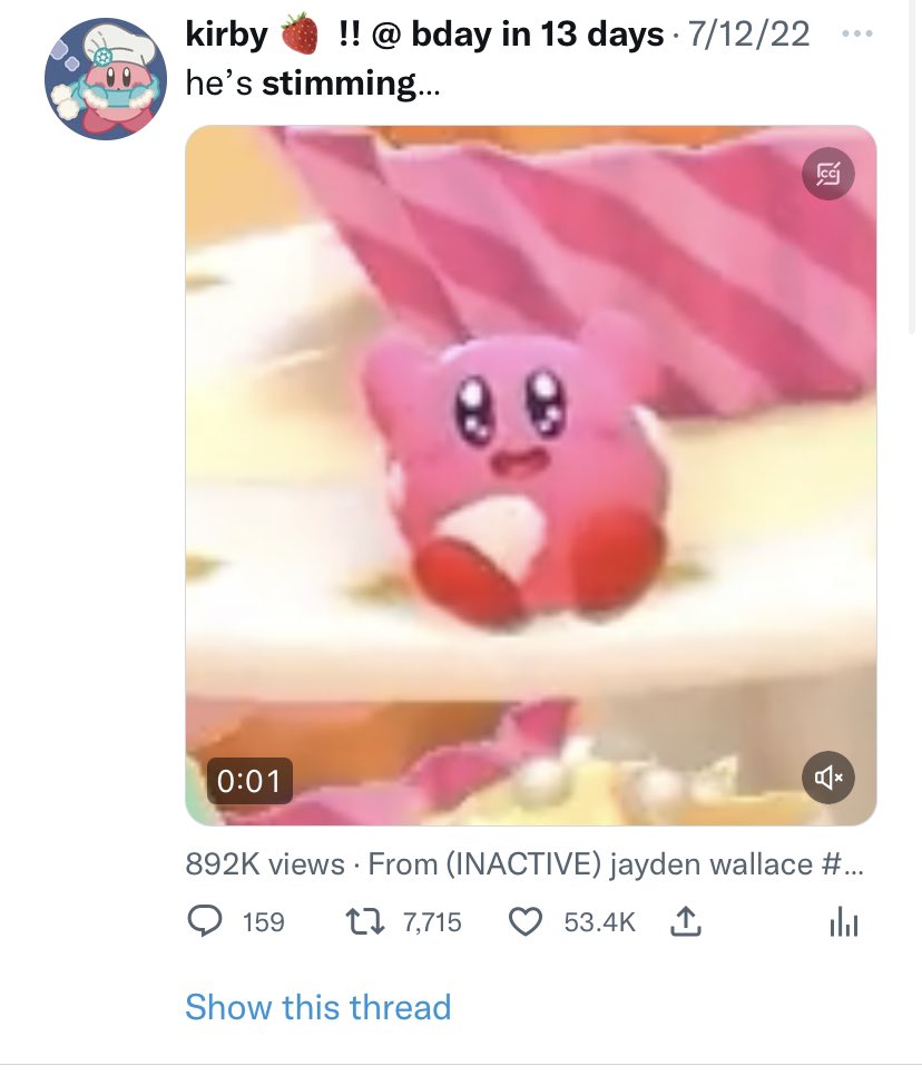 Kirby 🍓 Bday In 12 Days On Twitter I Had An Impact On The Kirby Community