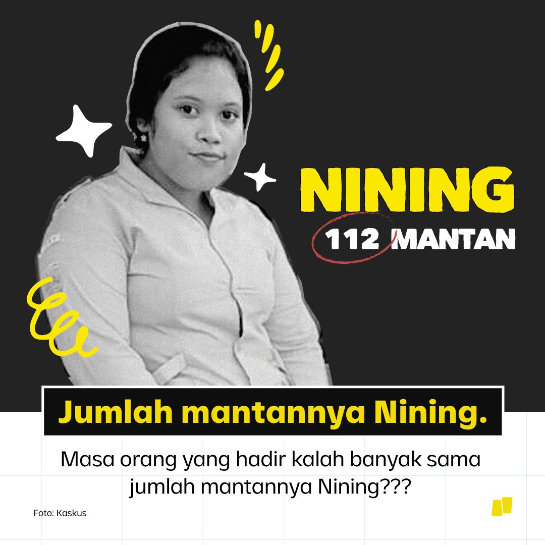 Nining 1 - 0 anggota DPR - Thread from Narasi Newsroom @NarasiNewsroom - Rattibha