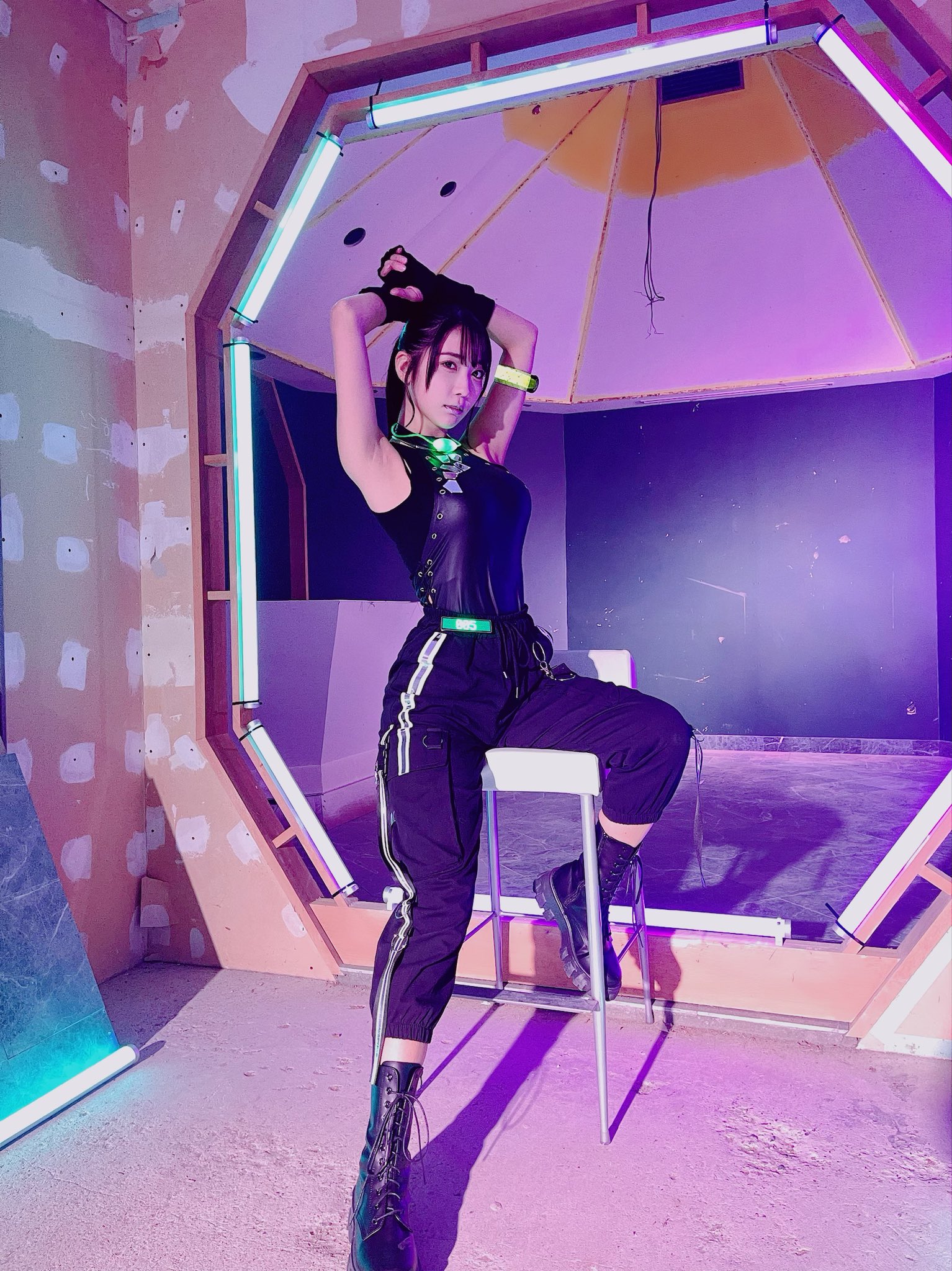 💋天羽希純 #2i2💋12/13恵比寿LIQUIDROOM on Twitter: "今日はゲネリハ💜 急遽この衣装でやることにして頂いたので、どこがとは言わないが踊ったら衣装破けないか確認し ...