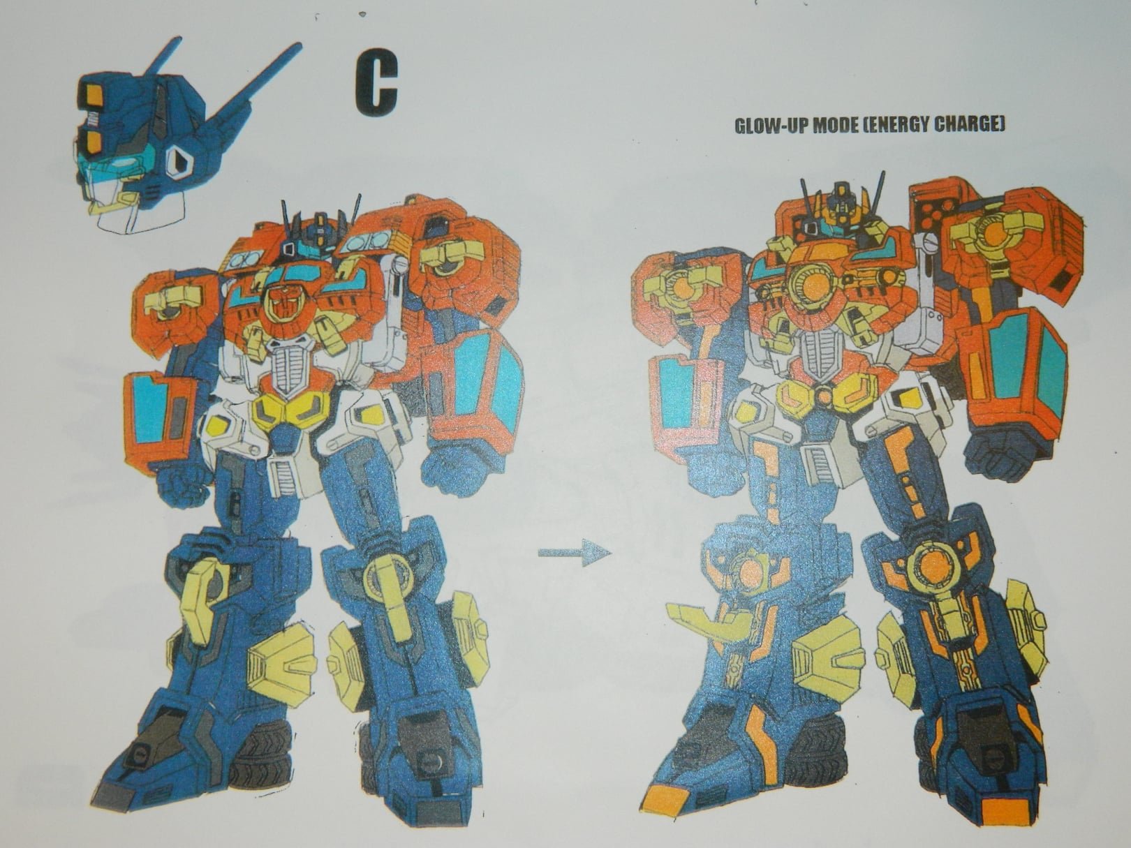 Transformers Energon Optimus Prime Super Mode