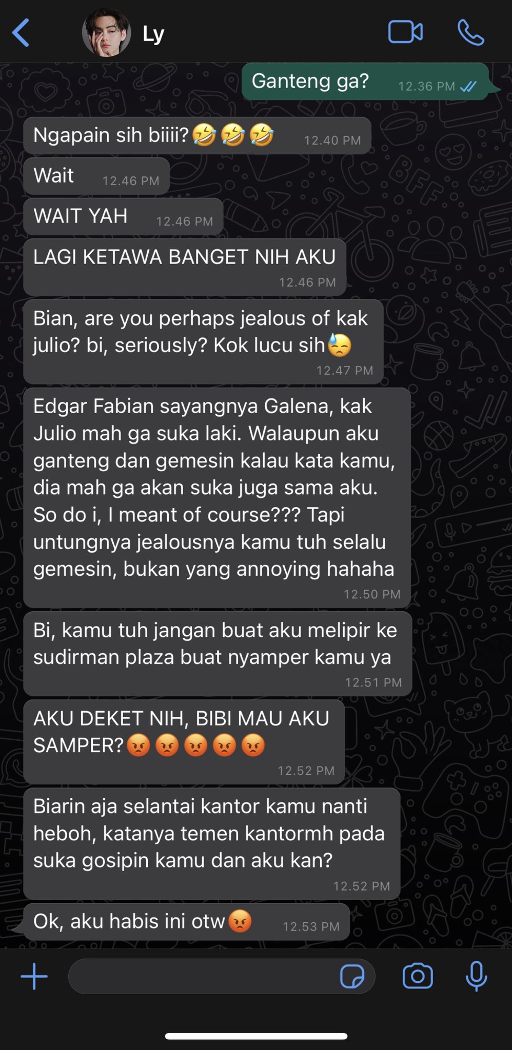 Beb🌼 on Twitter: "128. Lyly yang gabisa menahan gemas ke bapak edgar fabian.😳 https://t.co ...