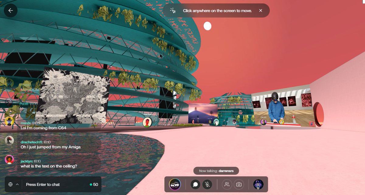 Night Cafe on Twitter: "RT @BurtonesqueNFTs: Oh hello metaverse 🔥@wildalps rocking"