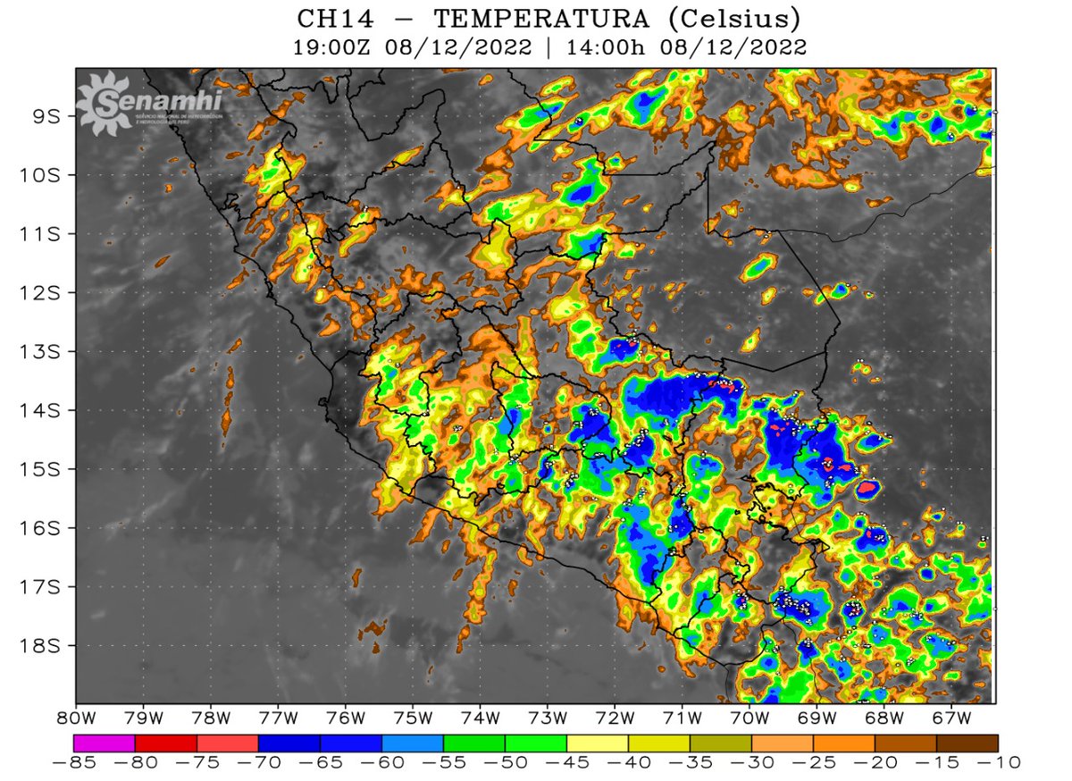 Senamhi On Twitter Ahora Se Presentan Precipitaciones Localizadas De