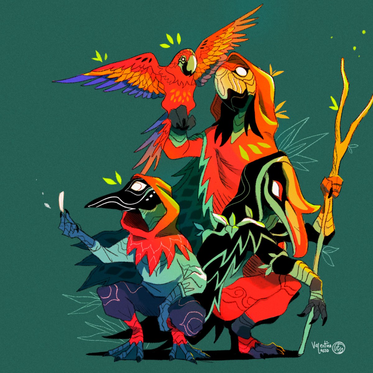 Procreate School on Twitter: "RT @Procreate: Alive with color, @valentino_lasso's curious ...