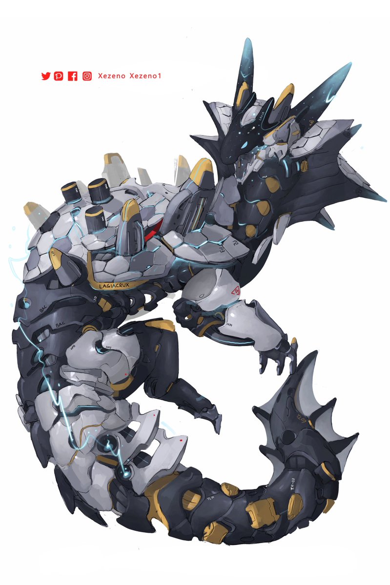 「Monster Hunter x Mecha Future variant 」|Marcus Hiiのイラスト