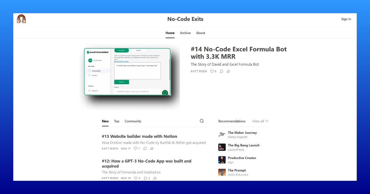 10 no-code newsletters for you to level up your no-code skills (instant ...