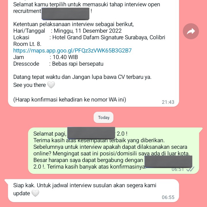 BACA RULES DI (bit.ly/worksfess) on Twitter: "sender abis apply di salah satu wedding organizer ...