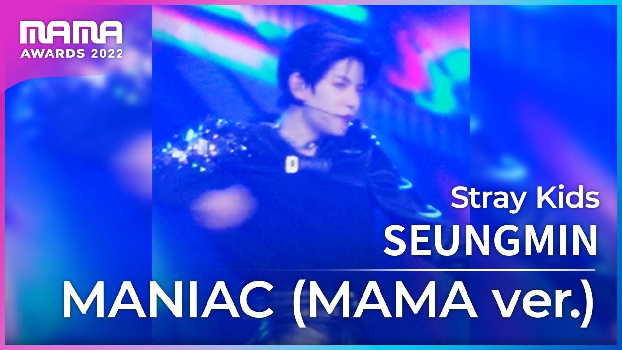 Mnet Plus 엠넷플러스 on Twitter: "[#2022MAMA] Stray Kids SEUNGMIN 직캠 선공개 🎥Fancam released on Mnet ...