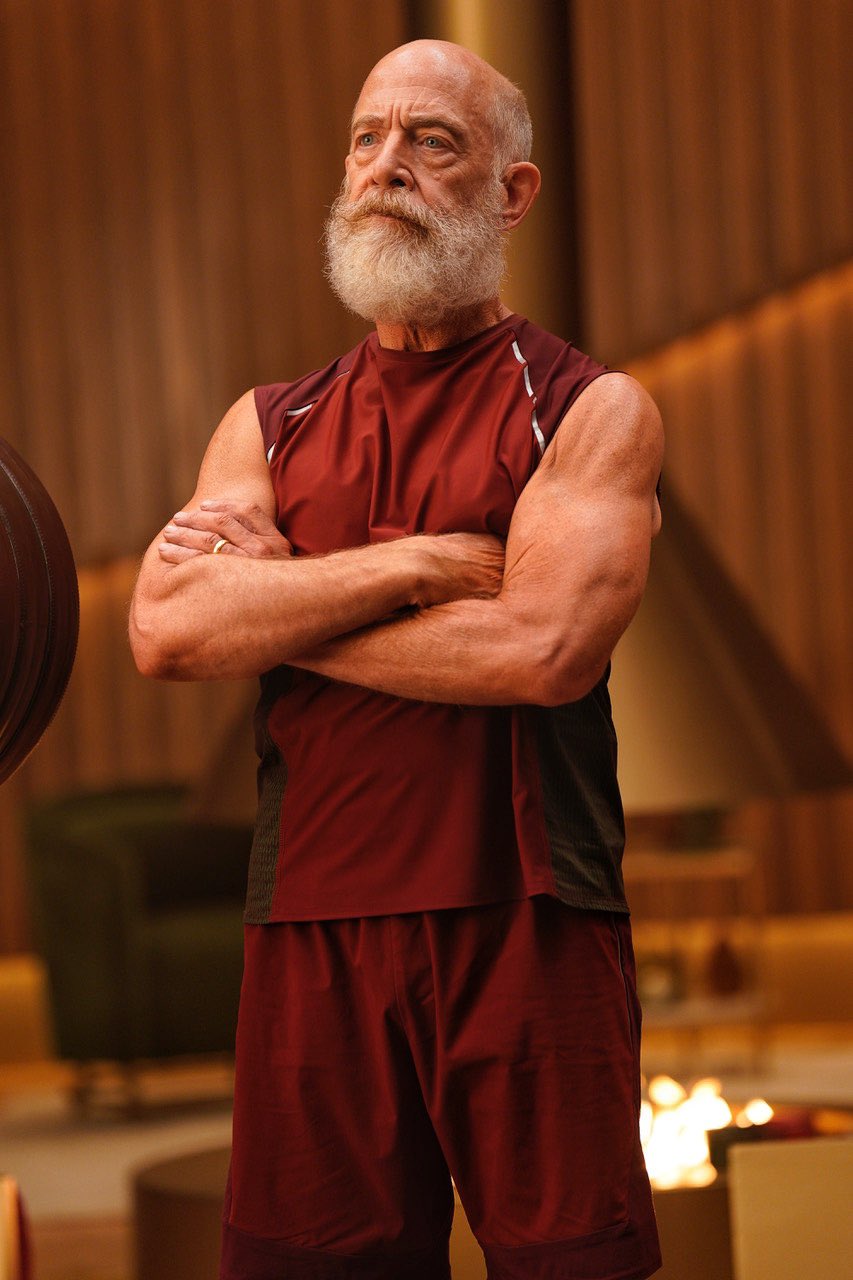 익스트림무비 - [레드온] 촬영 위해 함께 훈련중인 JK 시몬스와 드웨인 존슨