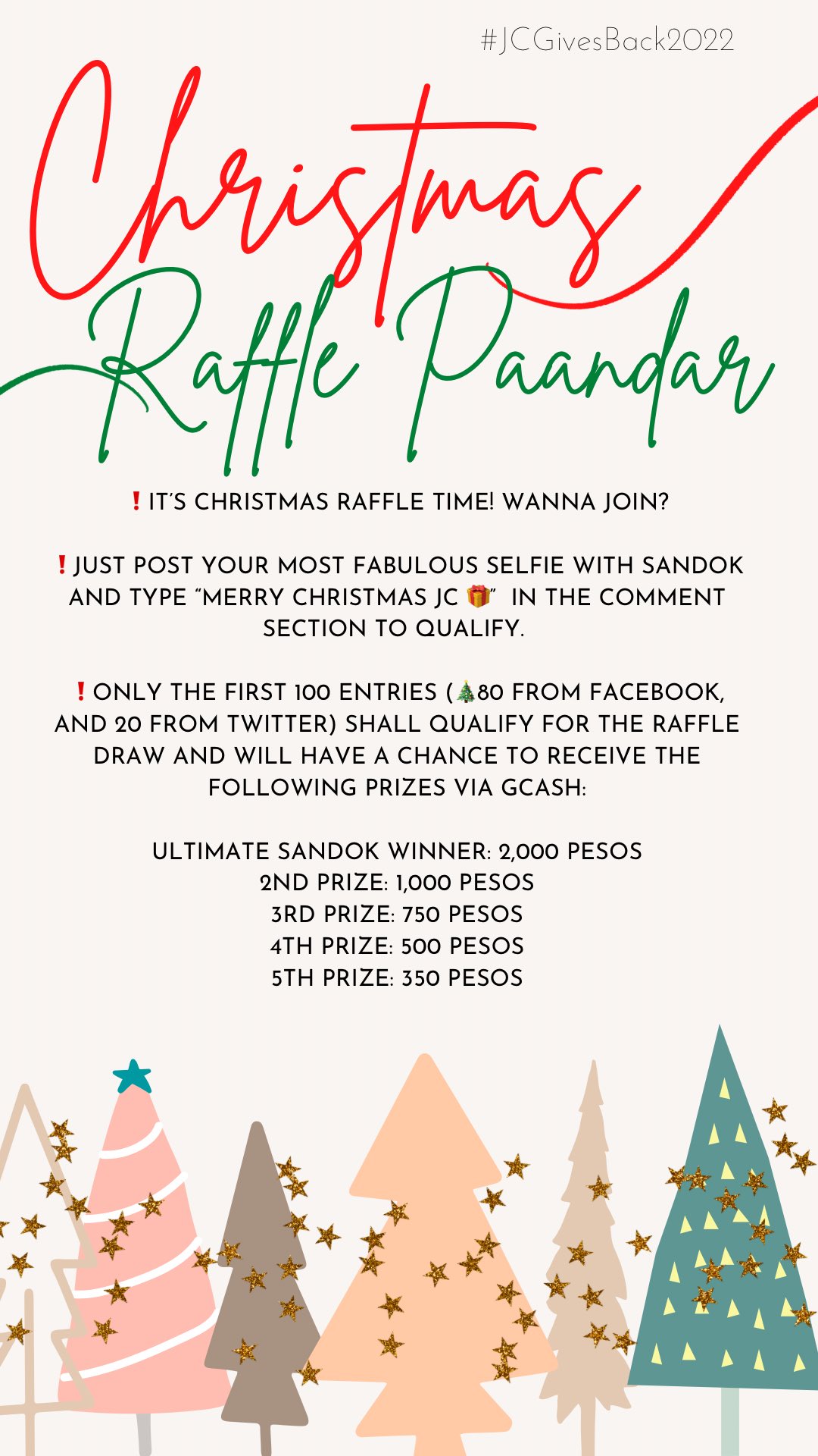 Christmas Raffle Poster Templates