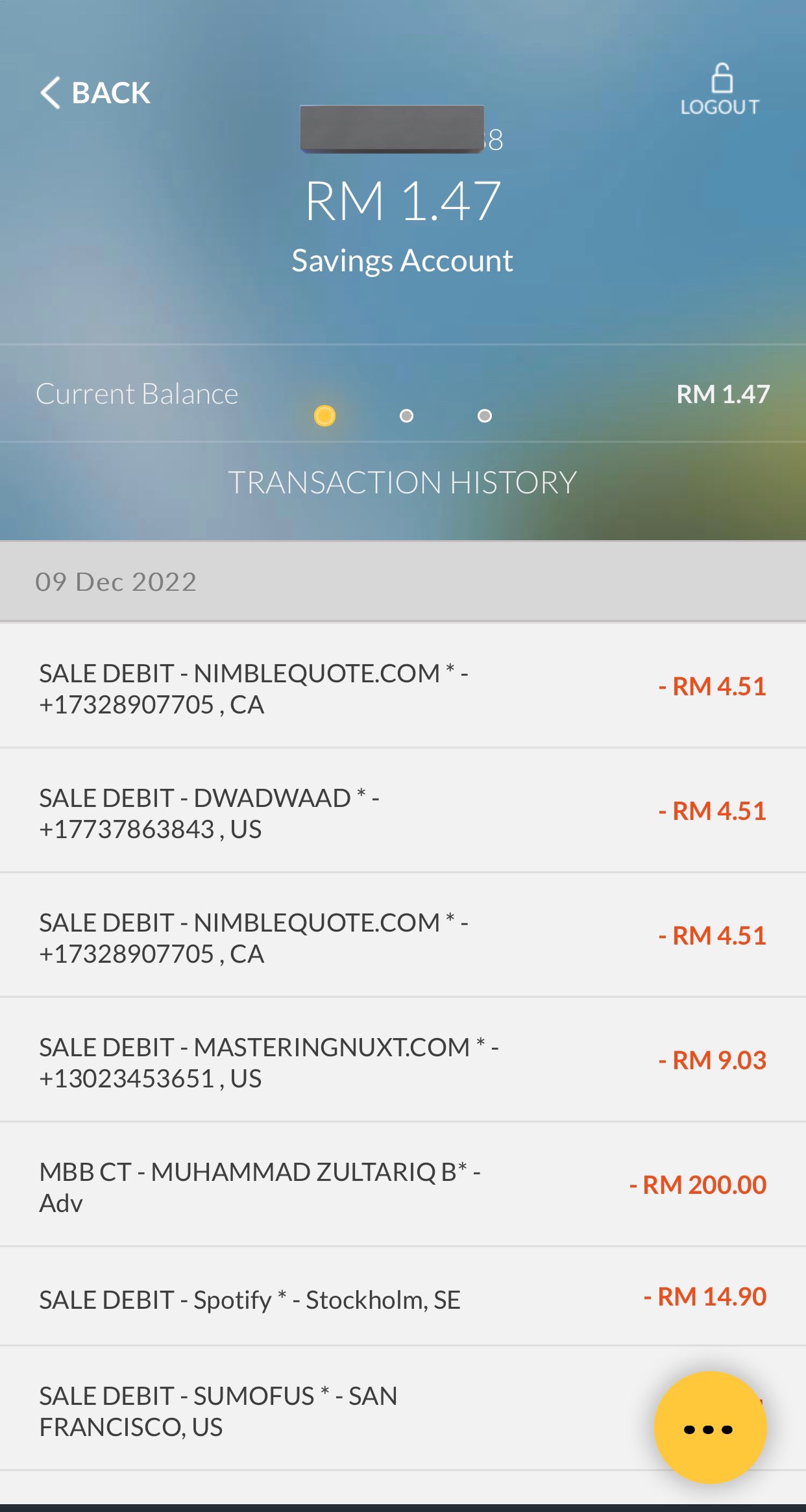 Tarique Zain on Twitter: "Just lost my money kat Maybank. RM5k beb. Sempat selamatkan rm200 je ...