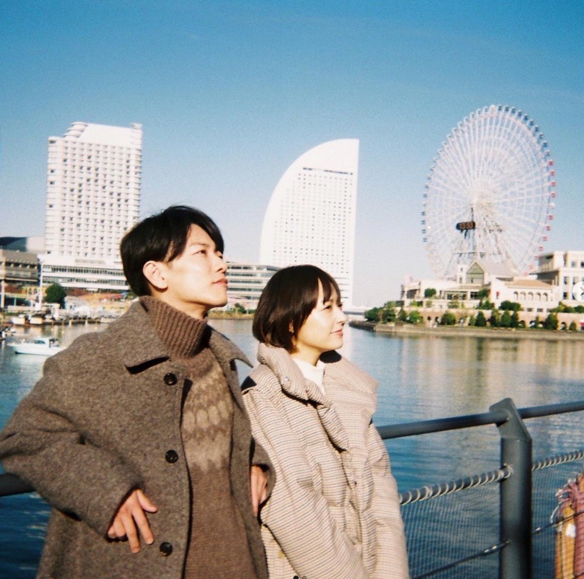 unleashthegeek on Twitter: "Inoue Mao and Satoh Takeru on set of TBS drama 'Hyakuman-kai Ieba ...