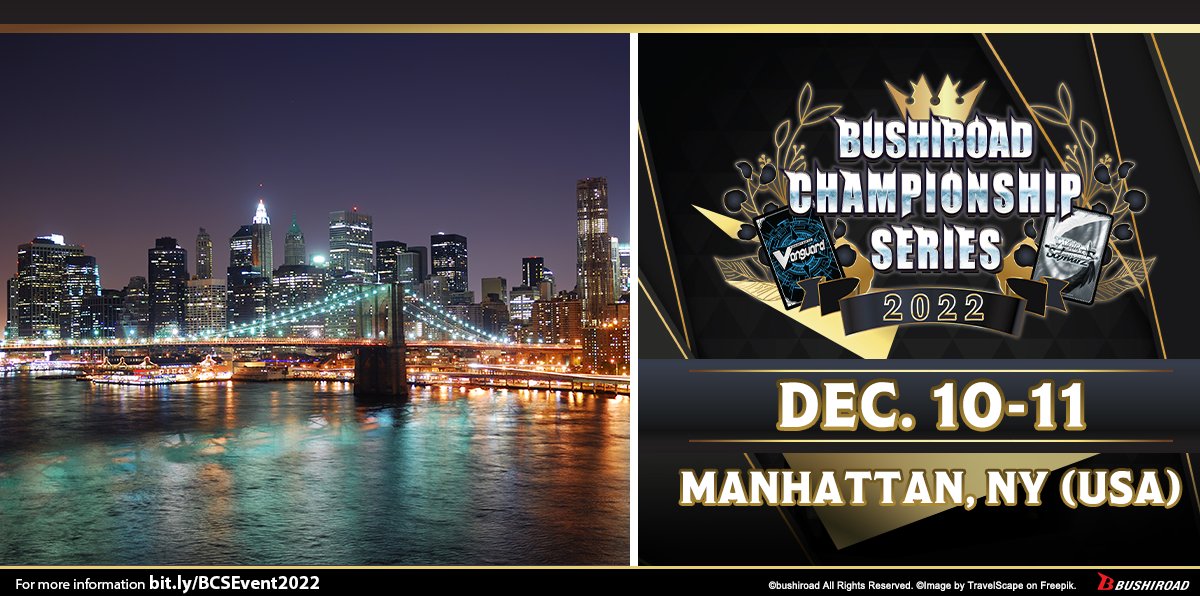Bushiroad Global on Twitter: "👑 Bushiroad Championship Series 2022 👑 #BCS2022 BCS Manhattan, NY ...