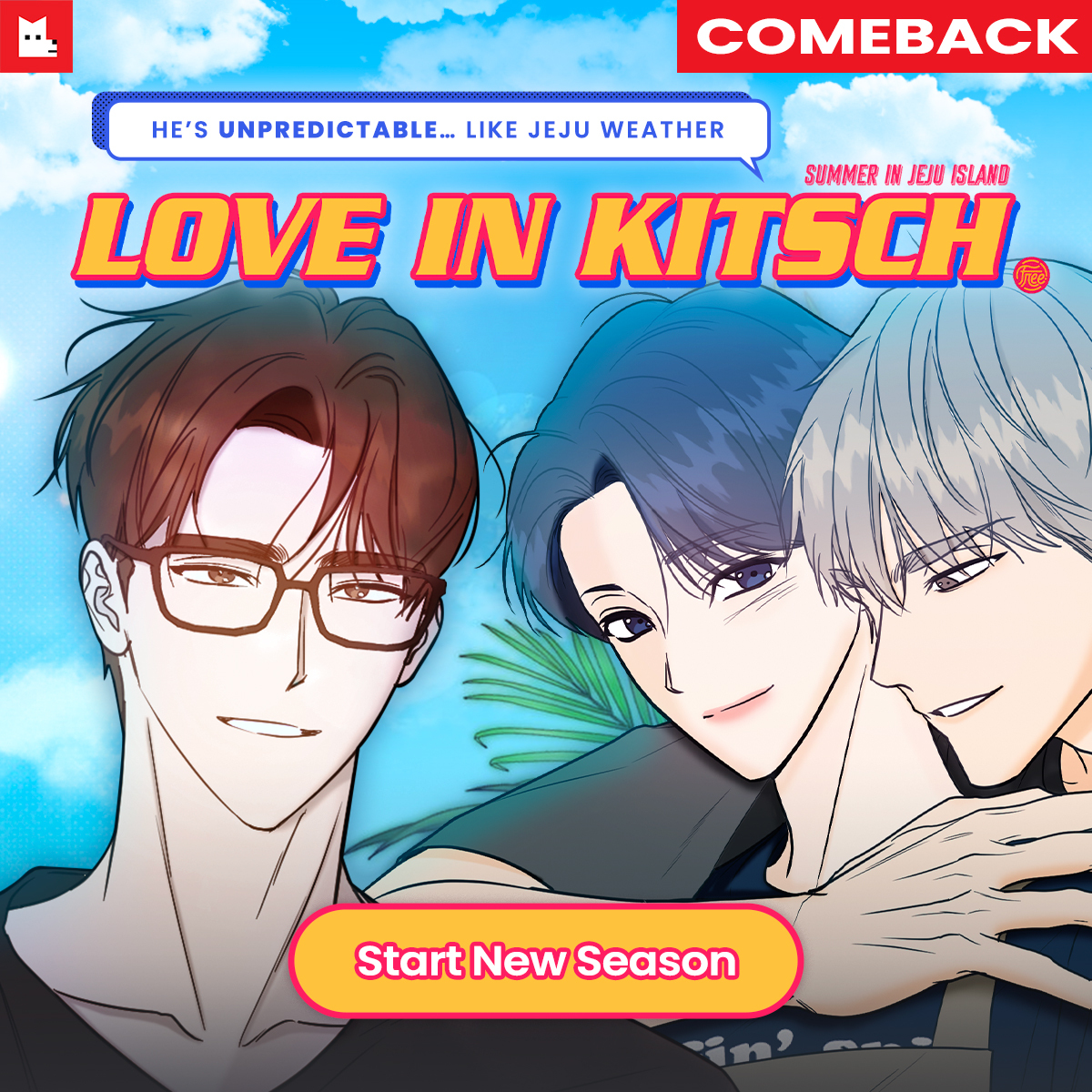 LEZHIN COMICS on Twitter: "📌𝘾𝙤𝙢𝙚𝙗𝙖𝙘𝙠📌𝘛𝘩𝘦 𝘩𝘦𝘢𝘳𝘵 𝘸𝘢𝘯𝘵𝘴...𝘸𝘩𝘢𝘵 𝘪𝘵 𝘸𝘢𝘯𝘵𝘴. ️Love in Kitsch🌈 is now ...