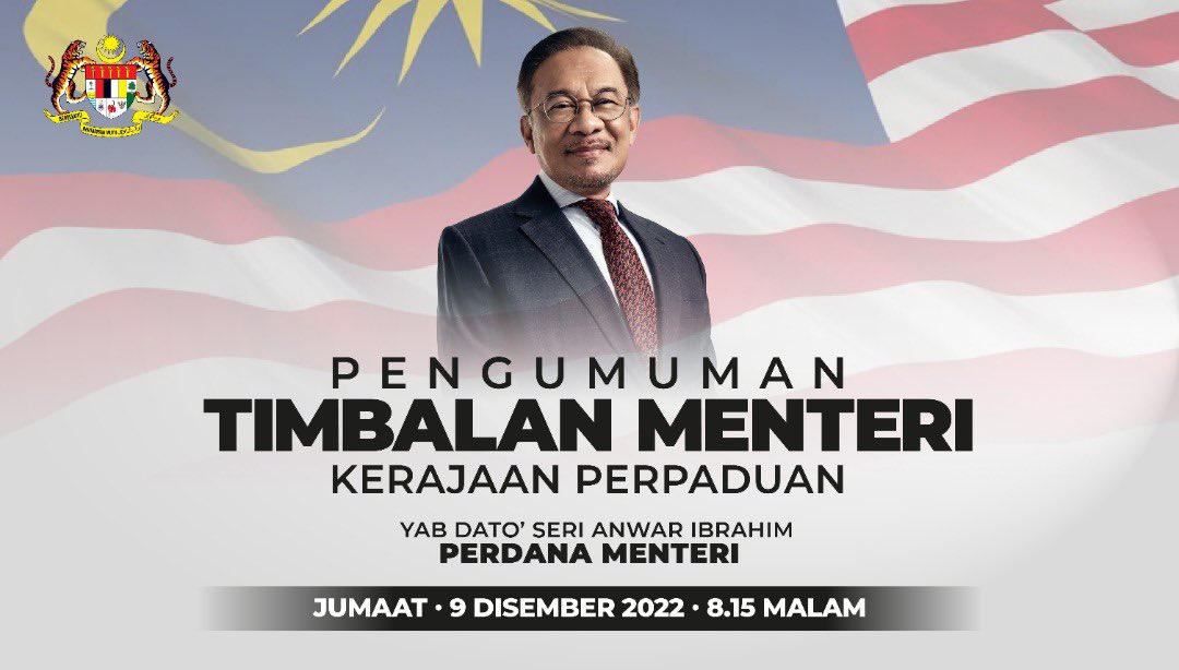 Jabatan Penerangan Malaysia ️🇲🇾 on Twitter: "Saksikan Secara Langsung Pengumuman Timbalan ...