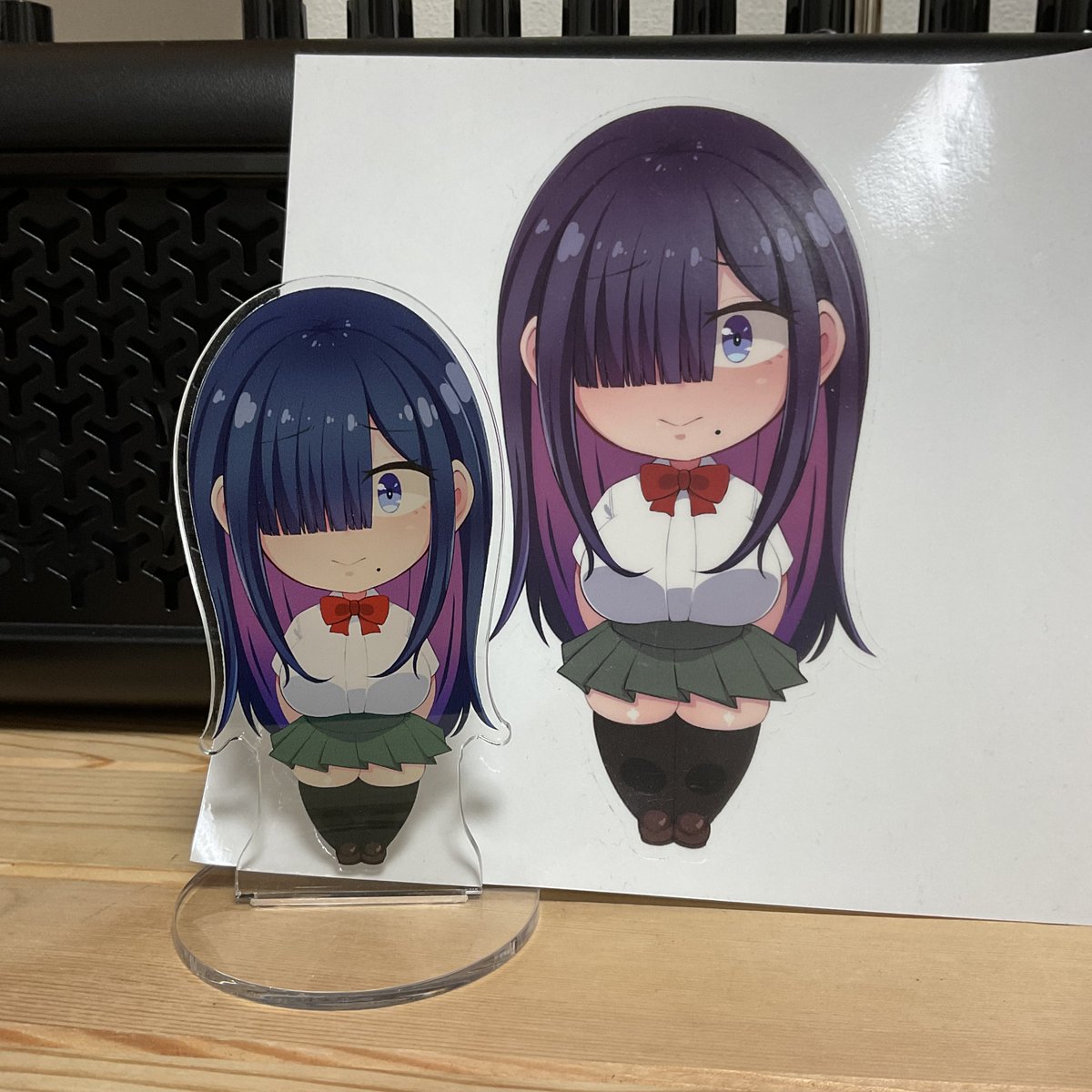 エマーソン on Twitter: "boothにお店つくってみました。黒沼ほのかのデフォルメステッカーやアクリルフィギュアなど https://ouchidaisukiclub.booth.pm"