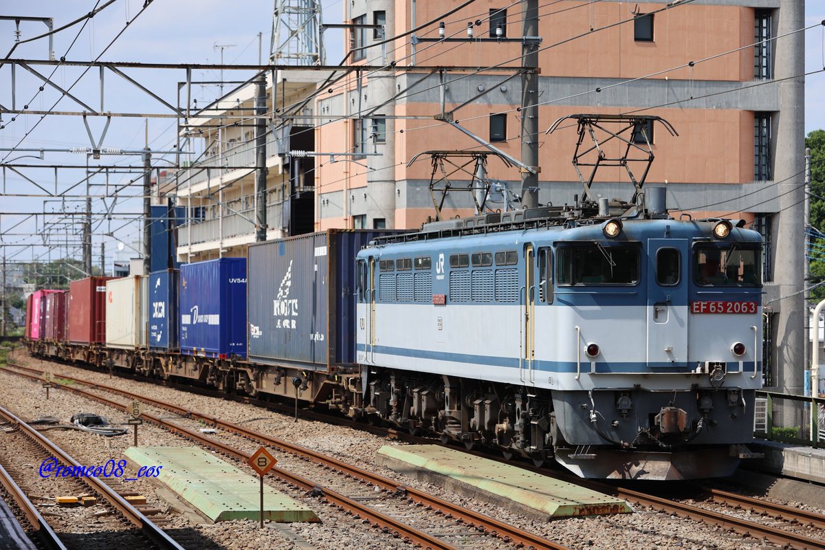 romeo08 on Twitter: "EF65 2063号機は今日が46年目の落成日。 残り2機となった大宮更新色のうちの1機ですが、全検から5年以上が経過しており、来年の今頃を現役で迎え ...