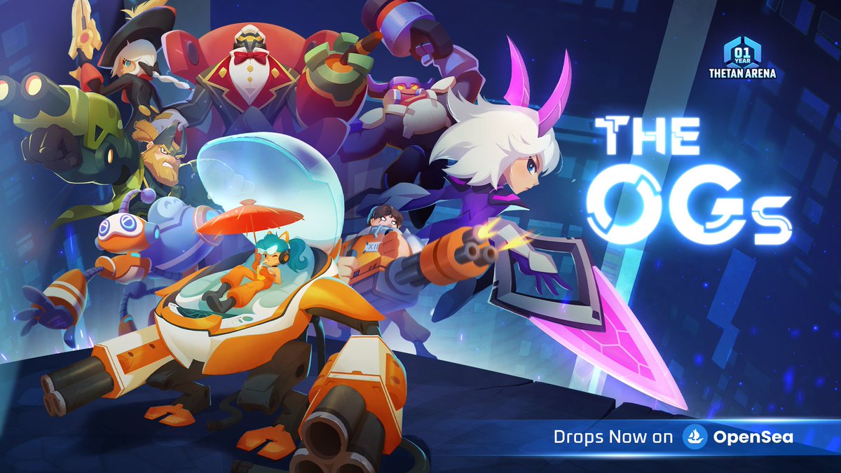 Thetan Arena on Twitter: "📢 The first set of Thetan 184 NFTs, The OGs, is now available on the ...