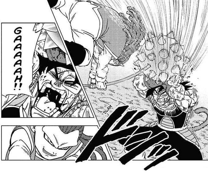 Gas Spawns A Weapon And Attacks Bard.. | Dragon Ball Manga Panels さんの ...
