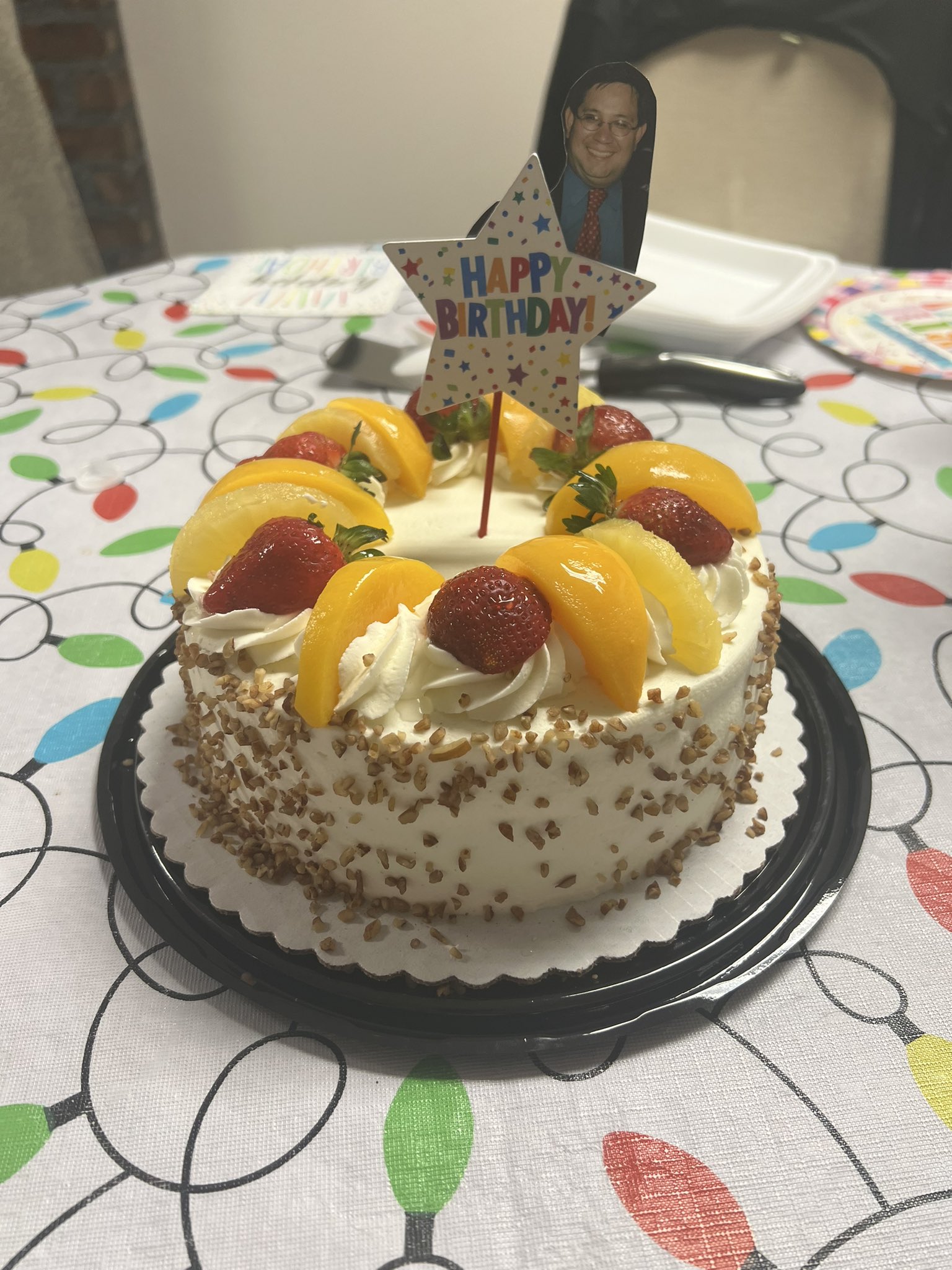 Tres Leches Birthday Cake With Fruit