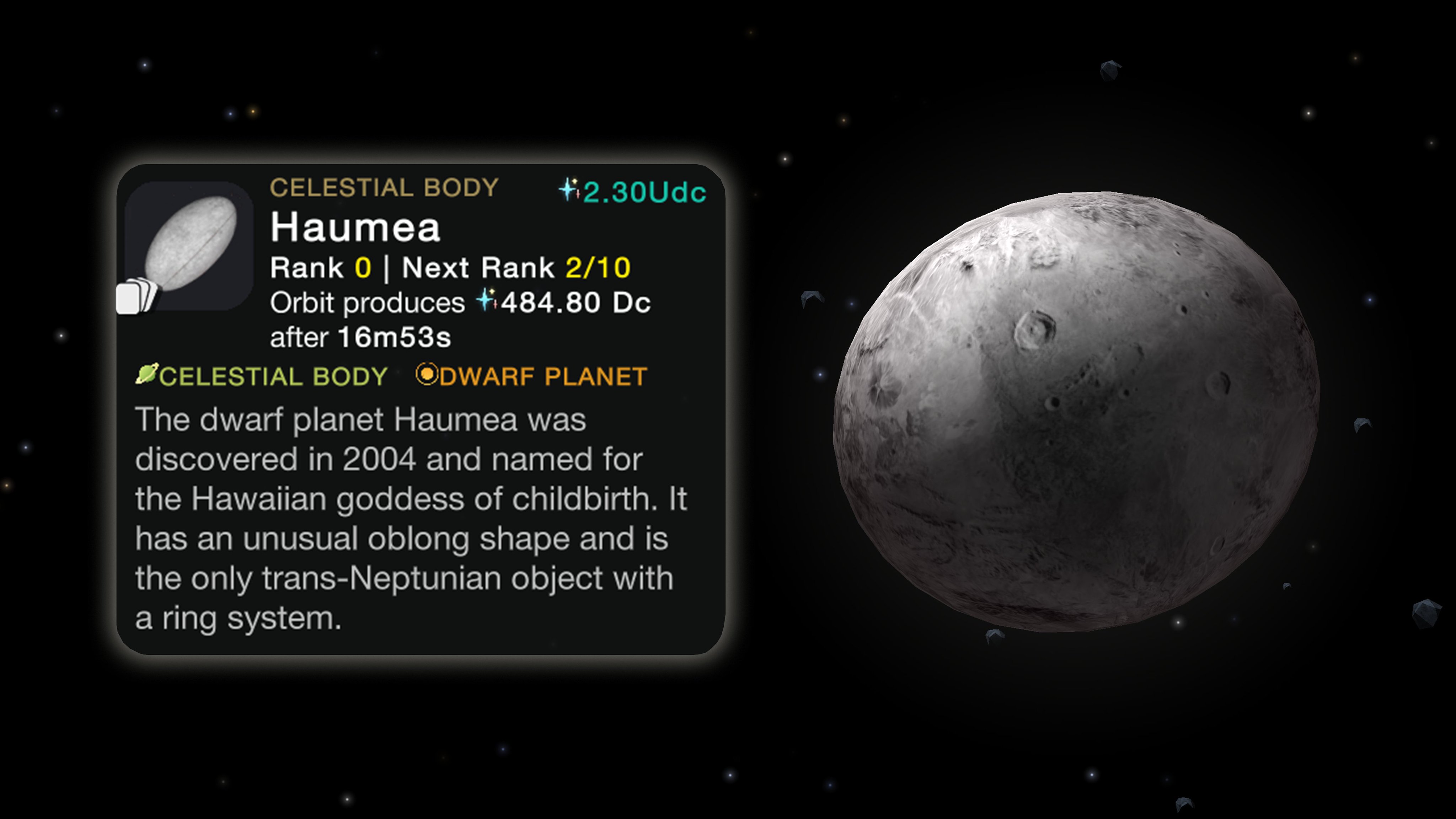 Dwarf Planet Haumea Dwarf Planet Haumea