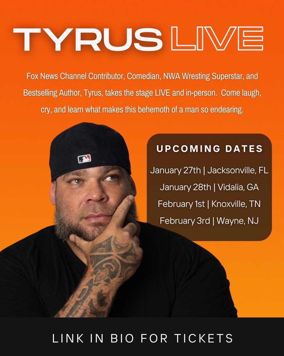 Tyrus on Twitter: "Need a Christmas gift? Grab some #Tyruslive tickets while you still can! # ...