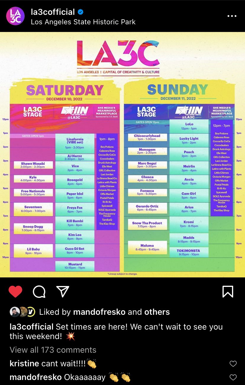 TybuddLewis818 on Twitter: "Anybody going to LA3C festival?" / Twitter