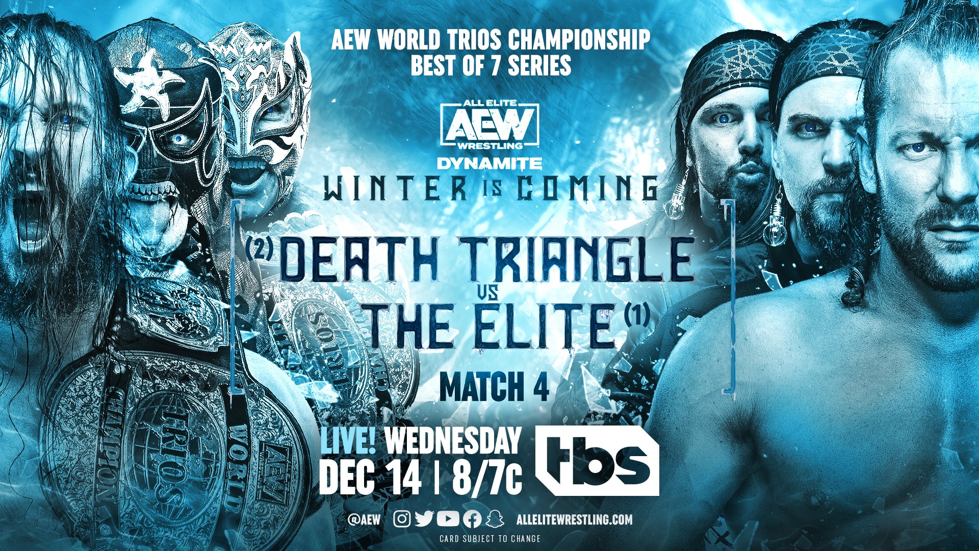 All Elite Wrestling on Twitter: "#AEWDynamite is LIVE Wednesday at 8pm ET / 7pm CT on TBS ...