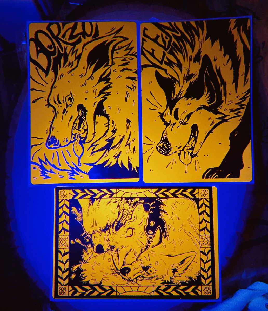 「A New Wolverine bandana, wolf and wildflower bandana restock」 𝕸𝖔𝖙𝖍 の漫画