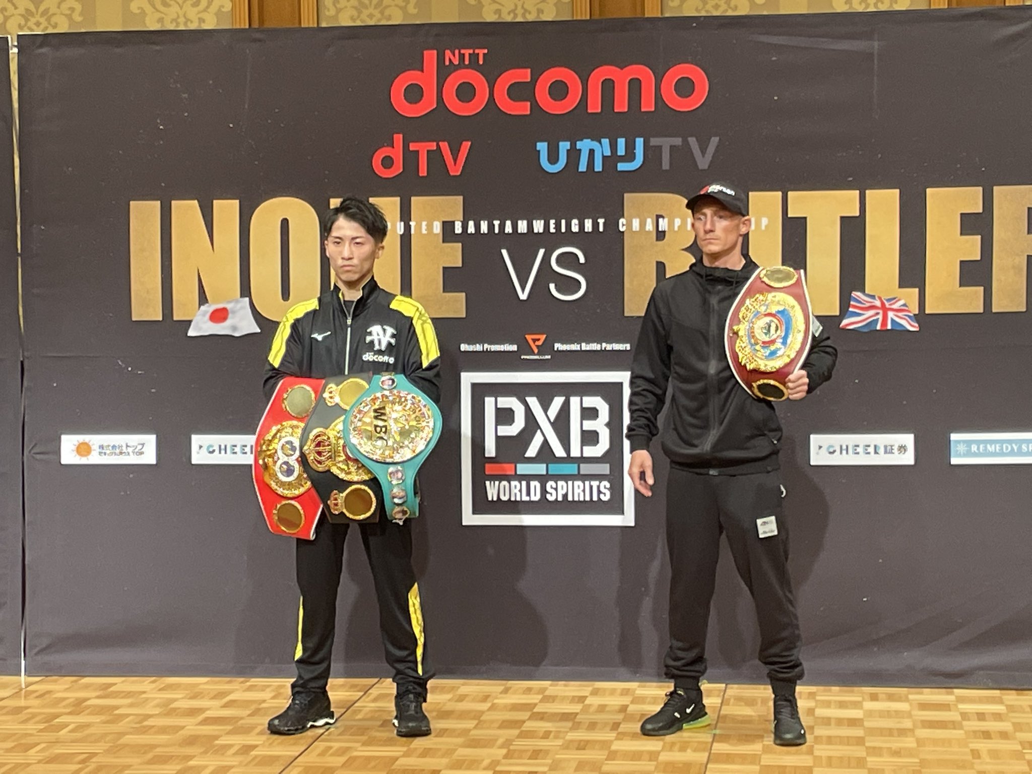 VoiceOn_Kos on Twitter: "NTTドコモ Presents PXB WORLD SPIRITS WBA・WBC・IBF・WBO 世界バンタム級王座統一戦 井上尚弥 vs ...
