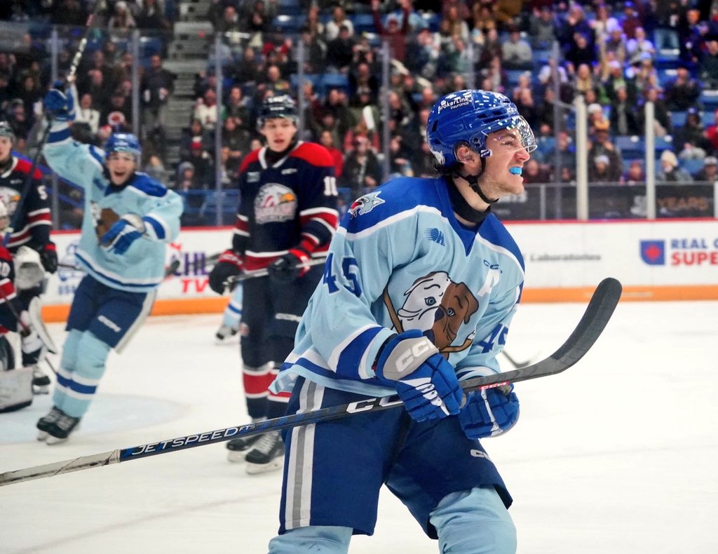 Chris Creamer on Twitter: "The OHL's Sudbury Wolves are wearing uniforms inspired by the ...