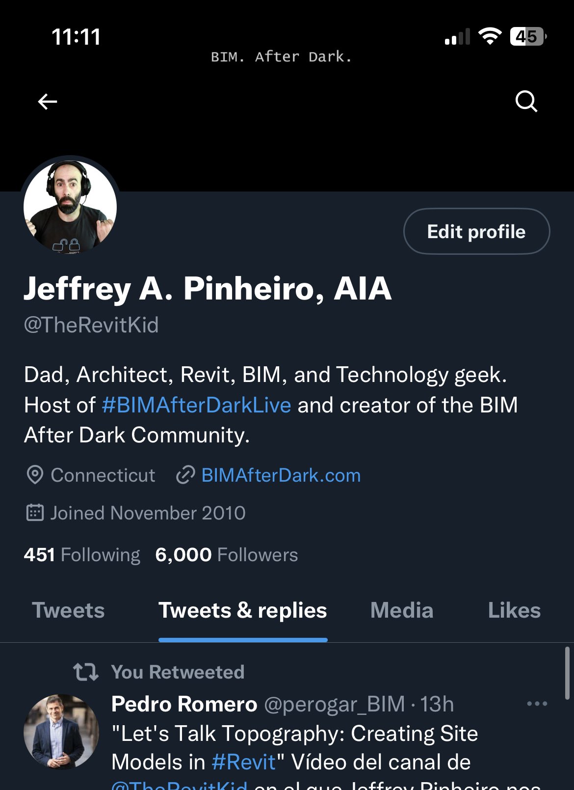Jeffrey A. Pinheiro, AIA on Twitter: "Hey! Hit 6K followers! Pretty cool! Thanks for following ...