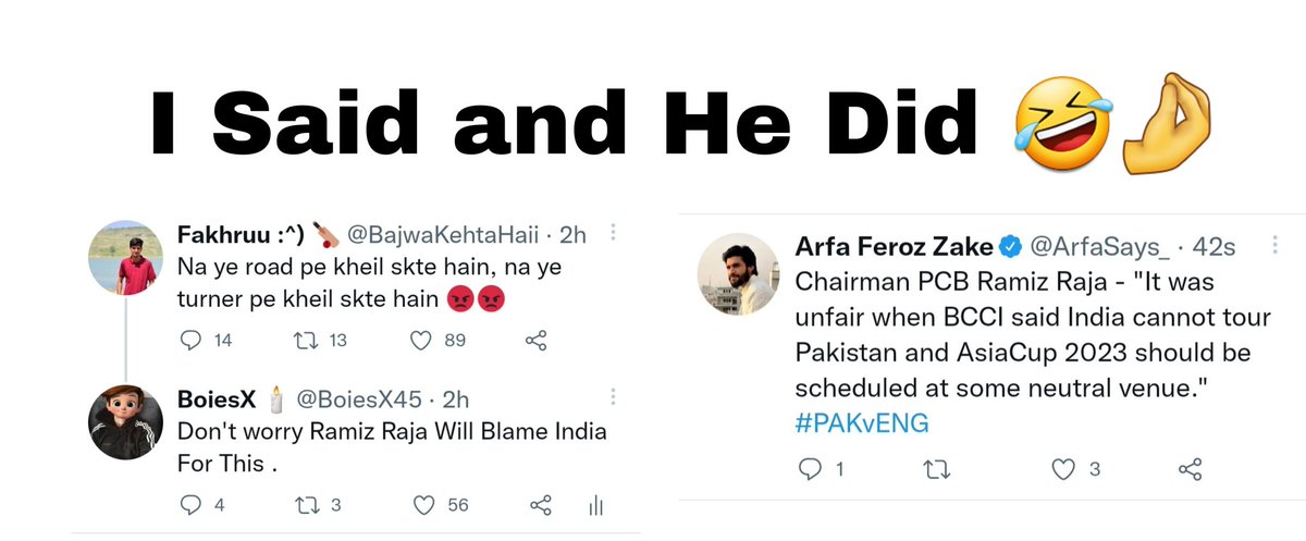 Boiesx 🕯 On Twitter Ramiz Raja Blaming India In Every Press