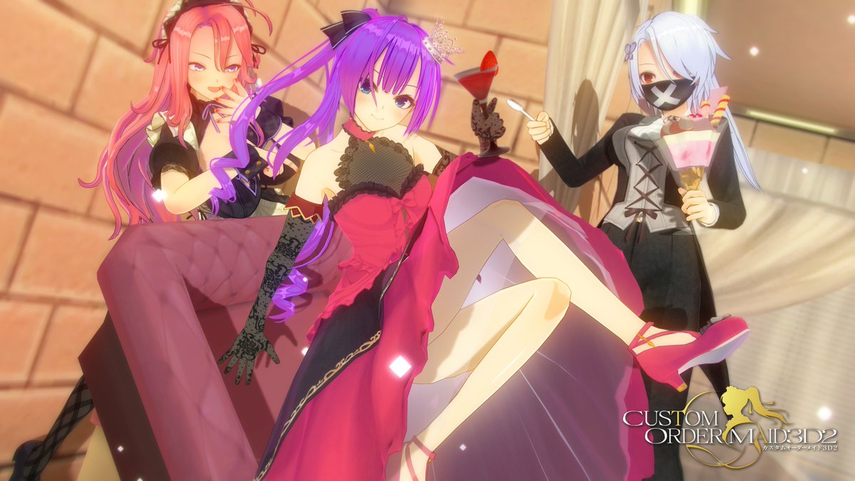 梨園月夜(tsukiyo_rien) on Twitter: "👑世界で一番お姫さま🌟 #COM3D2 #カスタムオーダーメイド3D2"