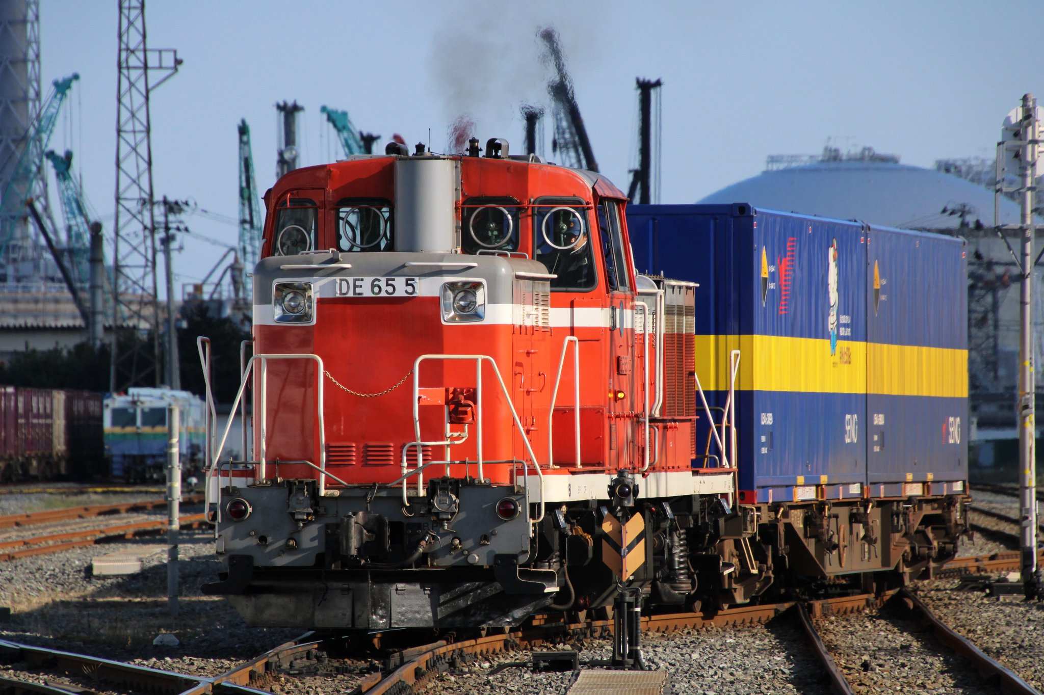 Odoroki_Yakiika on Twitter: "#今日の仙台港駅 #仙台臨海鉄道 https://t.co/6XMLLiQ2Xy" / Twitter