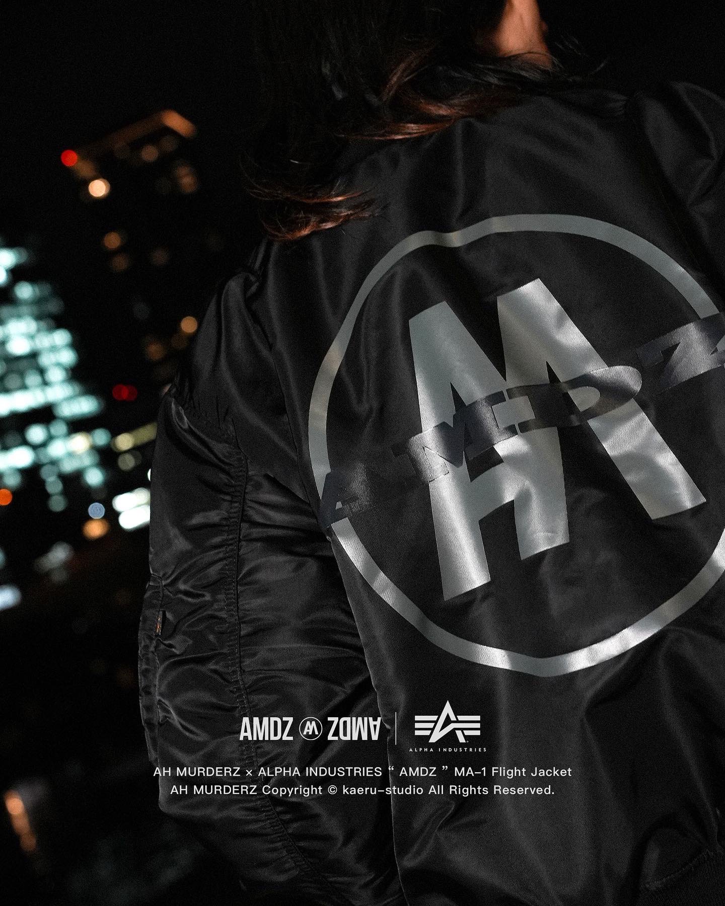 AH MURDERZ AMDZ “ MA-1 Flight Jacket- AH MURDERZ AMDZ “ MA-1 Flight Jacket-