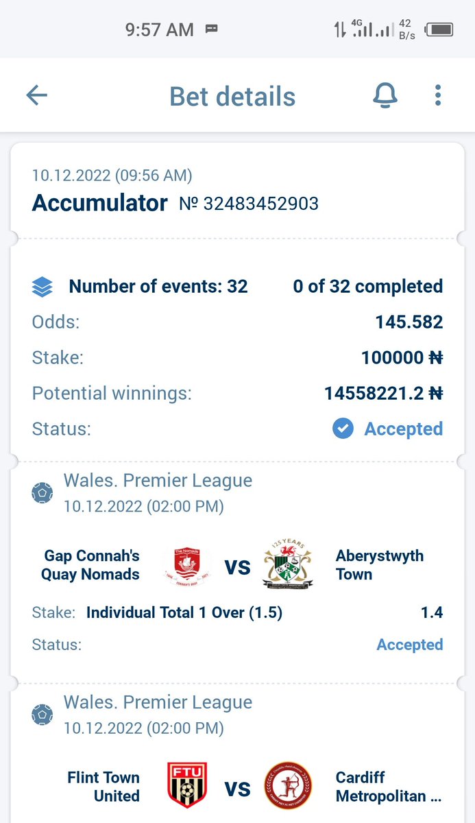 PlayMaker_Tips on Twitter: "145 ODDs 🔥🔥🔥🔥 DETTY DECEMBER Chase 🤲🤲 100K TO WIN 14 MILLION NAIRA ...