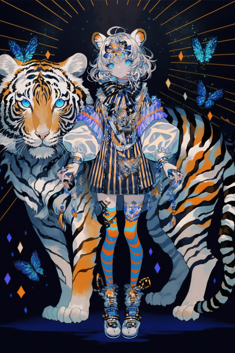 えーあい on Twitter: "ホワイトタイガーと少女 #nijijourney #midjourney #AIart #AIイラスト #tiger https://pixiv.net ...