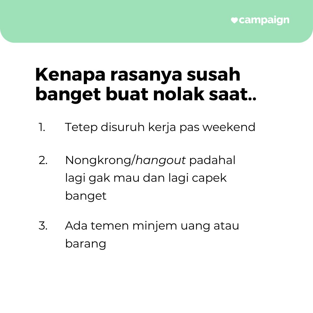 Champ on Twitter: "Emang susah ya jadi orang yang gak enakan.😌 Susah ...